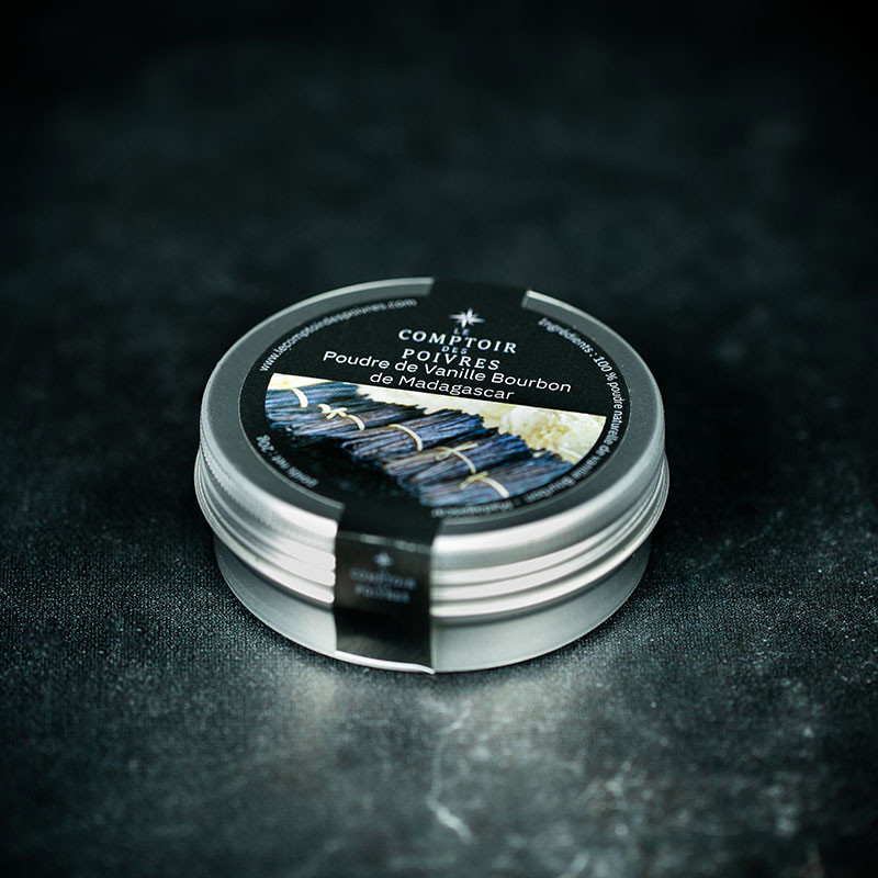 Pure black Bourbon vanilla powder - Nishikidôri