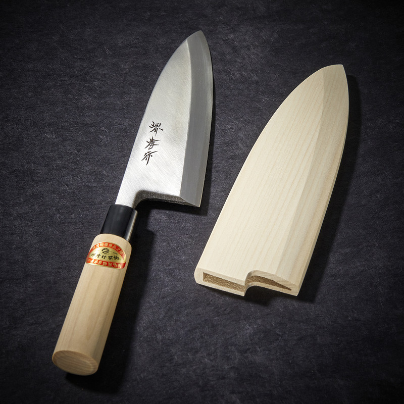 Deba knife for fish and poultries 180 mm blade - right hand - Deba ...