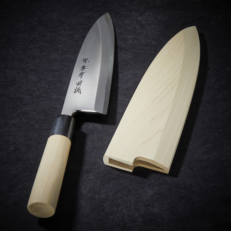 Deba knife for fish and poultries 180 mm blade - right hand - Deba ...